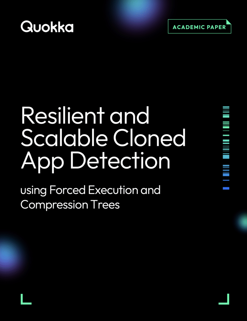 Resilient And Scalable Cloned App Detection Using Forced Execution